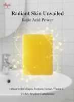 Quality Private Label Handmade Glycerine Soap Brightening Lemon Turmeric Soap Bar 3 Pack for sale