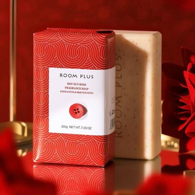 China 200g Weight Perfumed Soap with Gift Box Packaging and Multiple Fragrance Options for Hotels for sale