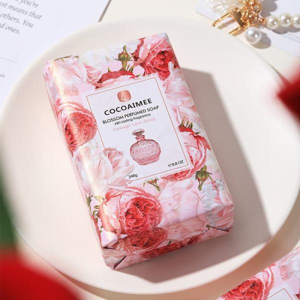 Quality Large Luxury Bath Soap Custom Gift Soap Bars OEM With Gift Box Packaging for sale