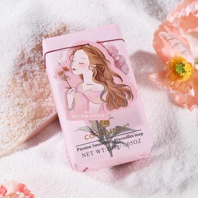 China Custom Perfume Bath Soap Rose Skin Smoothing Soap For Private Label Brands for sale