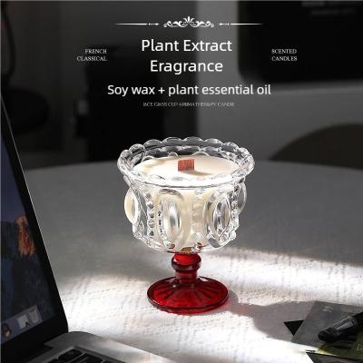 China Versatile Aromatherapy Scented Candle 160g Glass Jar Candle Portable for sale