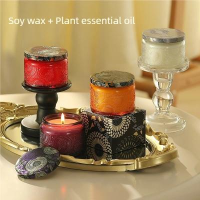 China Private Label Sunflower Scented Candles Small Fragrance Candle 100g for sale