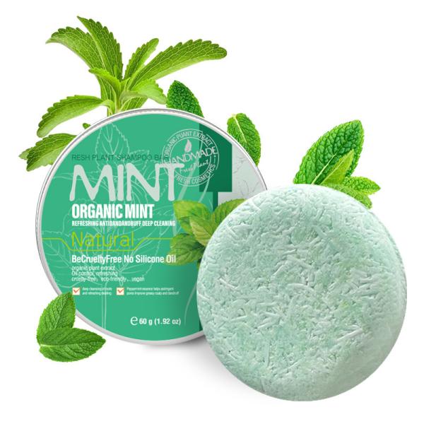 Quality Oil Control Mint Shampoo Bar Private Label OEM Hair Care Soap for sale