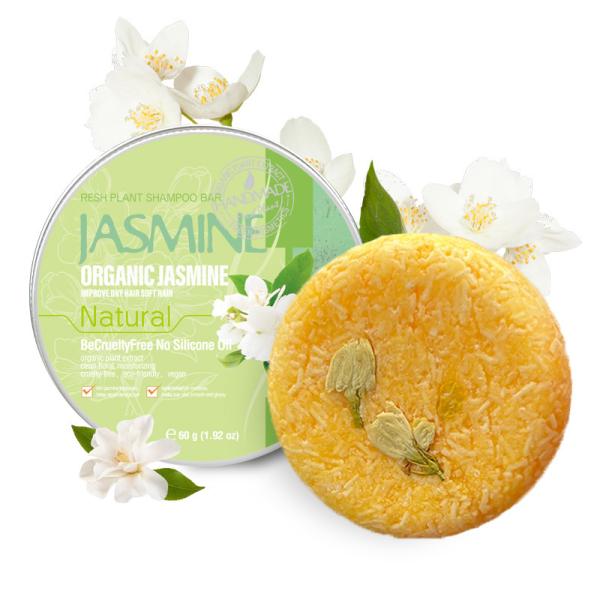 Quality Refreshing Shampoo Soap Bar 60g Jasmine Soap Bar OEM With Balanced Oil Control for sale