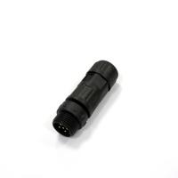 China Assembly Type Panel Mount Wire Connector ,  M12 4 Pin Panel Mount Connector for sale