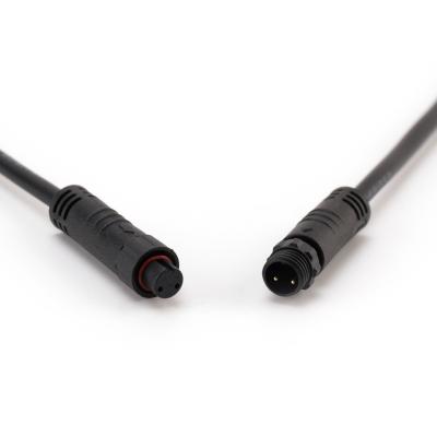 China Waterproof Auto Ebike Cable Connector IP67 M8 Electrical Screw Type for sale