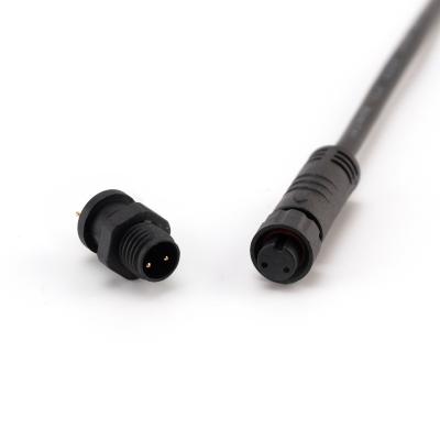 China Waterproof Auto Ebike Cable Connector IP67 M8 Electrical Screw Type for sale