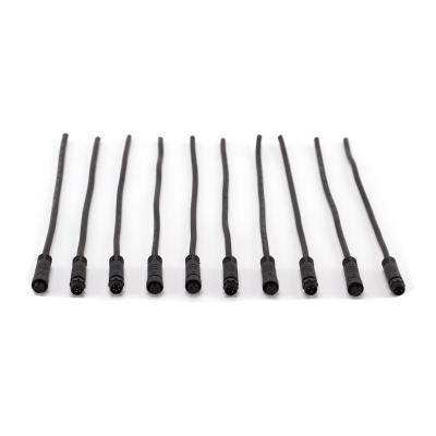 China Waterproof Auto Ebike Cable Connector IP67 M8 Electrical Screw Type for sale
