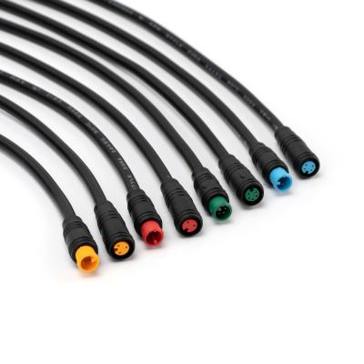 Cina I centri neri automobilistici del connettore di cavo del PVC Ebike M6 5 innaffiano resistente in vendita