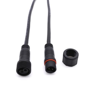 China Mannelijke Vrouwelijke Schroeftype Kabelschakelaar, LEIDENE van IP67 2 Pin Waterproof Schakelaar Te koop