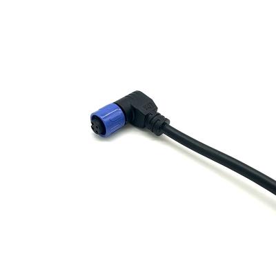 中国 ナイロンM12男女のコネクターL90多Pinの電気カスタマイズされた長さ 販売のため