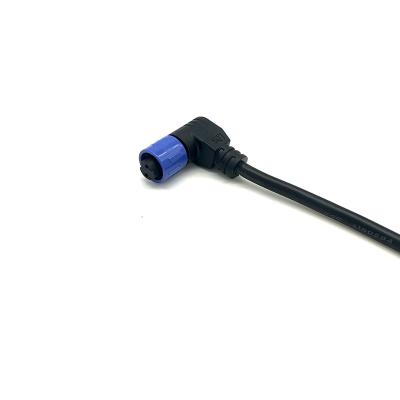 中国 ナイロンM12男女のコネクターL90多Pinの電気カスタマイズされた長さ 販売のため