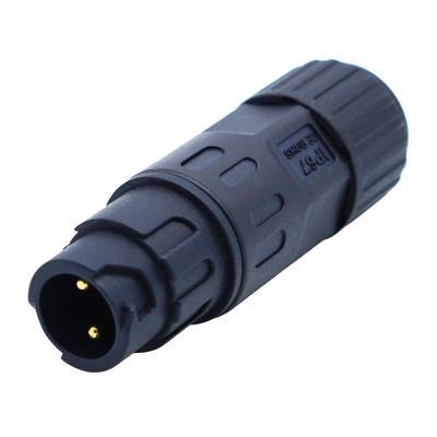 Cina M16 Screw Type IP68 Male And Female Waterproof Plug Connectors for Outdoor LED Light in vendita