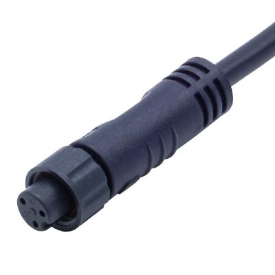 China IP67 Nylon Elbow Head Screw Type M8 Waterproof Connector Mini Ebike Cable Connector Te koop