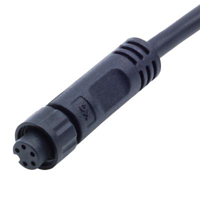 China IP67 Nylon Elbow Head Screw Type M8 Waterproof Connector Mini Ebike Cable Connector Te koop