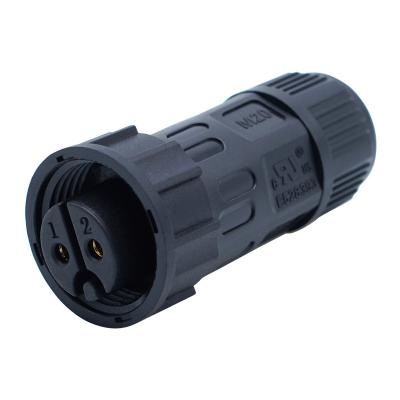 China Panel Mount Socket M20 2-4 Pin Screw Type Waterproof LED IP67 Connectors for sale