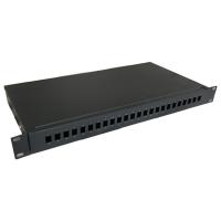China Fixed Rack Mount Fiber Optic Patch Panel 1U 19