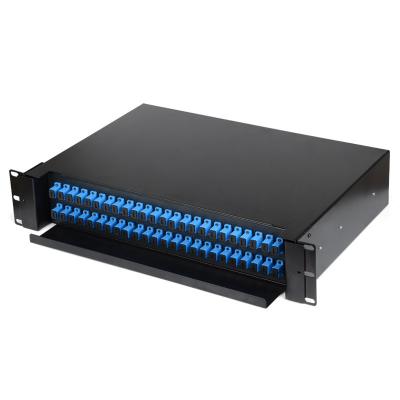 Cina 48 quadro d'interconnessione scorrevole duplex a fibra ottica di simplex/LC dello Sc di recinzione dei porti 2U in vendita