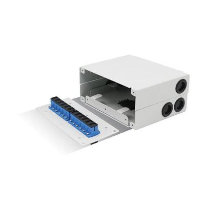 China Vezel lieten het Optische het Verbinden DIN-Spoor van de Metaaldoos en de Muursteun 12 de Adapter van Sc toe Upc Te koop