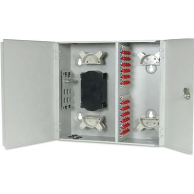 China FTTH Wall Mount Fiber Optic Patch Panel 48core FC / LC / SC / ST for sale