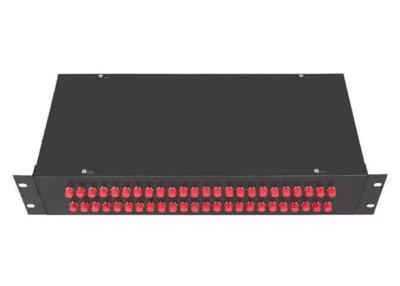 China 2U Optical Fiber Distribution Panel Box Enclosure Rack Mount Fc Adapter for sale