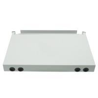China ODF White Fiber Optic Patch Panel Slide 1U 12 Port Rack Mount Patch Panel for sale