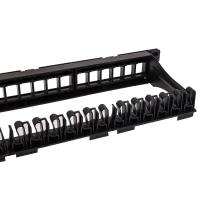 China CAT5 CAT6 Network Patch Panel UTP Blank Unloaded RJ45 24 Port Patch Panel for sale