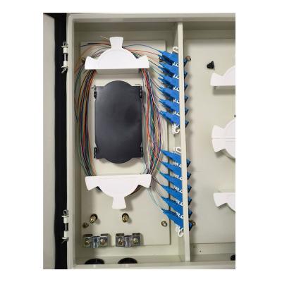 Cina Pannello per montaggio a parete 48 porte Protezione IP68 Capacità massima 144 fibre Colore nero in vendita