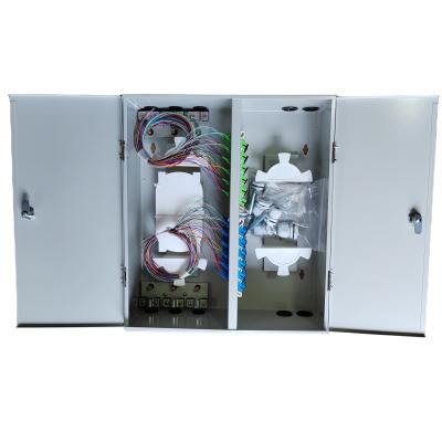 Cina Montaggio a parete 72 Fibra di distribuzione ottica Quadro metallico doppia porta doppia serratura in vendita