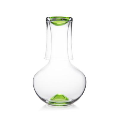 China China Wholesale Colored Decorative Glass Water Carafe Tableware Set for sale