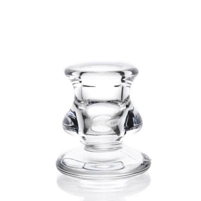 China 5cm Glass Candle Holder for sale