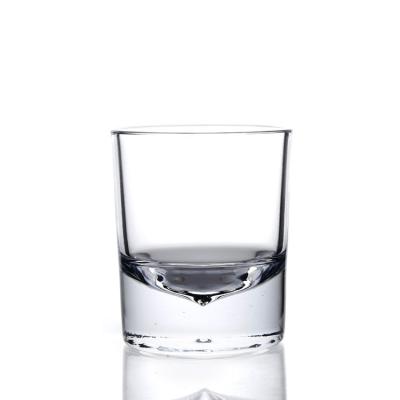 Vaso grabado prensado a máquina Luxury Crystal Glass del whisky 5OZ