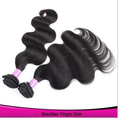 China Pure Raw Peruvian Hair Double Machine Weft Remy Bundle Natural Black Human Body Wave for sale