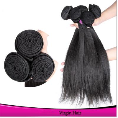 China Cheap Double Weft Human Hair Popular Unprocessed Virgin Peruvian Hair Wholesale for sale