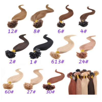 China U tip human hair 100% color #1 2 4 613 1g/pc 18