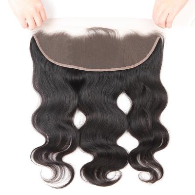 China Wholesale Price Human Virgin Hair 13*4 Brazilian Virgin Hair Body Wave Lace Frontal Piece for sale