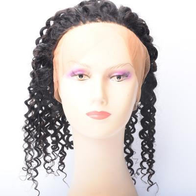 China New Arrival Culry Swiss Lace Frontal With 360 Lace Band 360 Lace Frontal Closure for sale