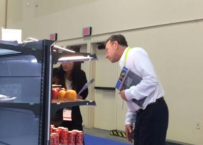 China Christmas Decoration LED Shelf Clip Light With Customized Light Color And Length for sale