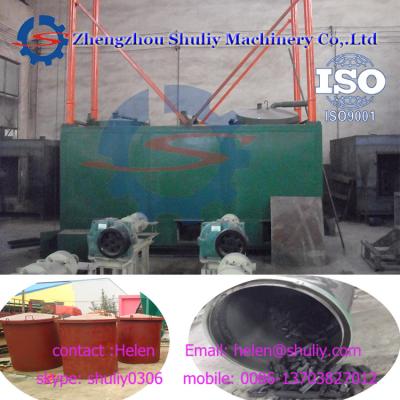 China Gas flow type wood log charcoal briquette charcoal making equipment for bbq for sale
