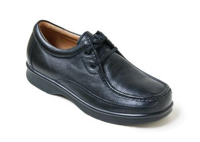 China Mens Genuine Leather Wider Width Arthritis Shoes Comfort Shoes Work Footwear for sale