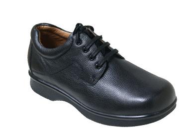China Genuine Leather Mens Lace-up Wider Width Arthritis Shoes Comfort Shoes Work Shoes for sale