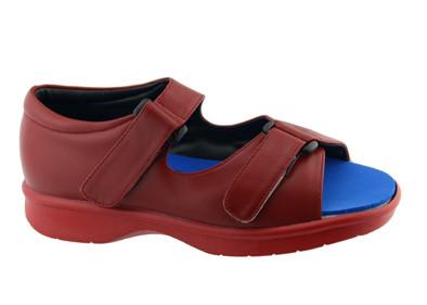 China Genuine Leather Womens Wider Width Arthritis Shoes Comfort Shoes Work Sandals for sale