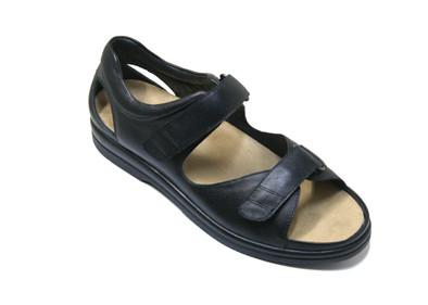 China Genuine Leather Unisex Wider Width Arthritis Shoes Comfort Sandals Middle East Sold-out Style for sale
