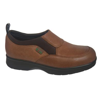 China Wide Shoes Unisex Comfort Shoes Diabetic Shoes w/ Genuine Leather Ergonomic Shoes for sale