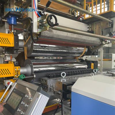 中国 1220*2240mm PVC 人工大理石シート製造機 36.9rpm スクロール速度 販売のため