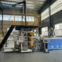 China Automatic PVC Artificial Marble Sheet Making Machine with Screw Material 38CrMoALA for sale