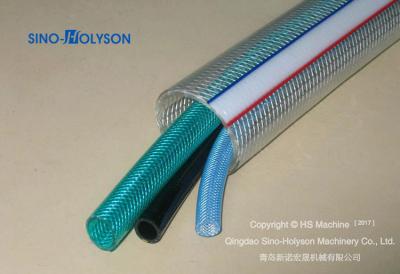 China Eenvoudige schroef 65 mm HSJ-65 PVC-vezel slang maken machine / PVC tuin slang maken machine Te koop