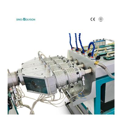 China Automatische vierholte PVC-pijpmachine 150-250 kg/uur Te koop