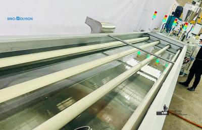 China Automatische vierholte PVC-pijpmachine 150-250 kg/uur Te koop