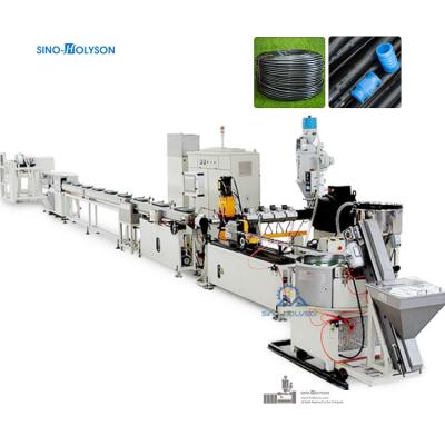 Quality Sinohs Round Inlaid Drip Irrigation Pipe Making Machine / Drip Irrigation Pipe Extruder Machinefor sale